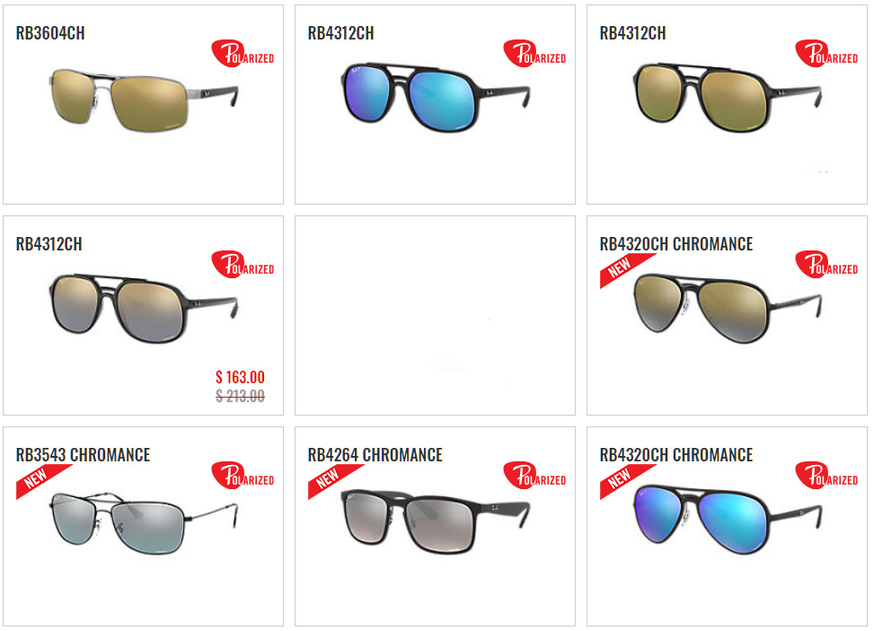 Каталог Ray-Ban Chromance